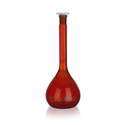 ขวดปรับปริมาตรสีชา (Volumetric flask brown) – เครื่องมือวิทยาศาสตร์ ...